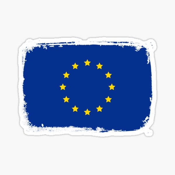 "European Union Flag, EU Flag" Sticker for Sale by Designs4Less | Redbubble