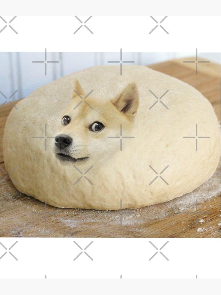 "Breaded Doge" Sticker for Sale by Lalahateslemons | Redbubble
