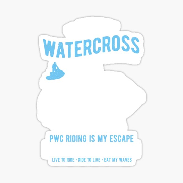 "Jet Ski Race Watercross PWC" Sticker for Sale by offroadstyles | Redbubble