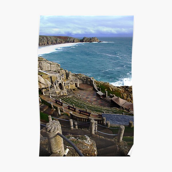 "Minack Theatre, Cornwall" Poster by Cornwall | Redbubble