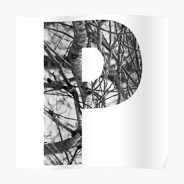 "Tree letter P" Poster for Sale by PCollection | Redbubble