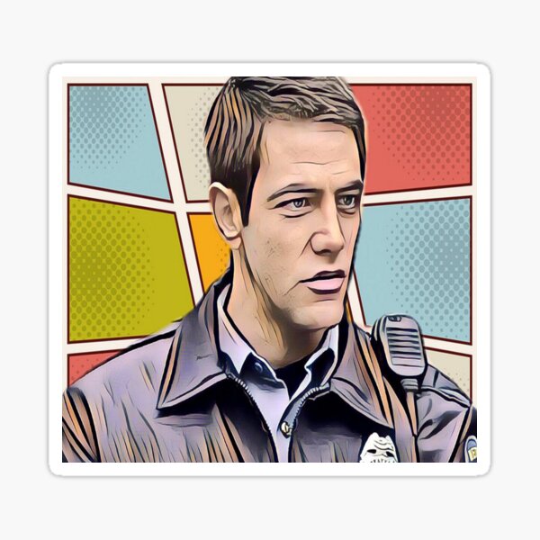 "Ryan Tanner Comic | Station 19" Sticker by littlecabbages | Redbubble