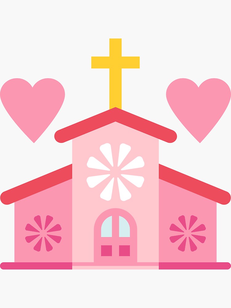 "Church emoji" Sticker for Sale by CleanOnPoint | Redbubble