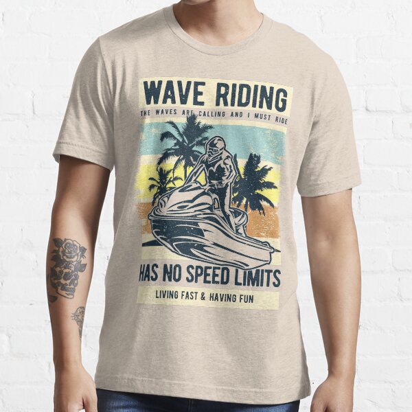 "Jet Ski Wave Riding PWC" T-shirt for Sale by offroadstyles | Redbubble ...
