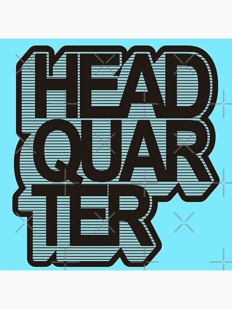 "Headquarter 3D text effect" Photographic Print for Sale by ...