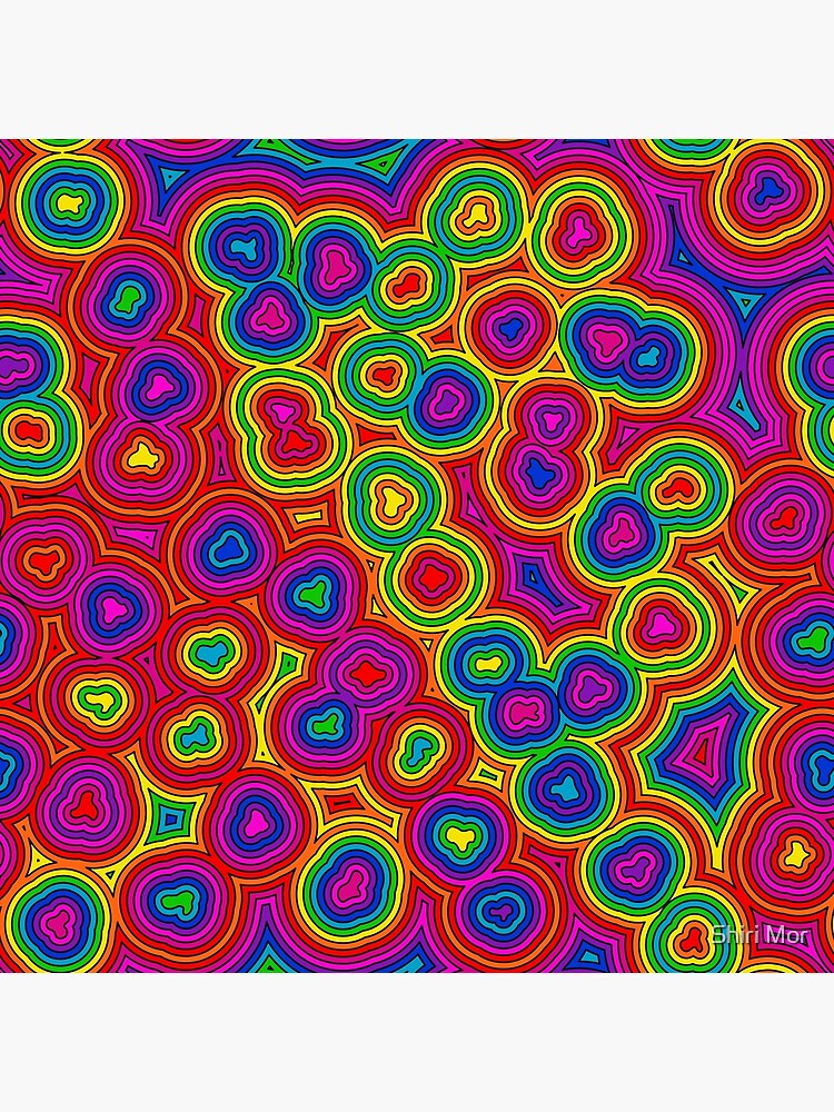 "Acid Rain Puddle Ripples by Shiri Mor" Poster by ShiriMor | Redbubble