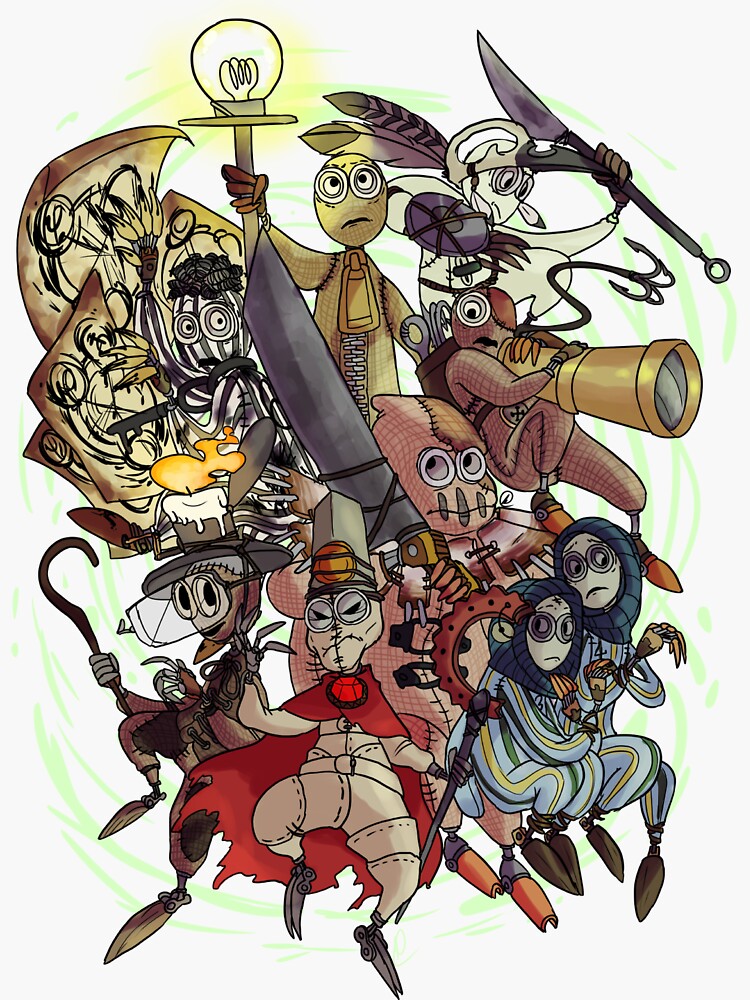 "Shane Acker's 9" Sticker for Sale by Toldentops | Redbubble