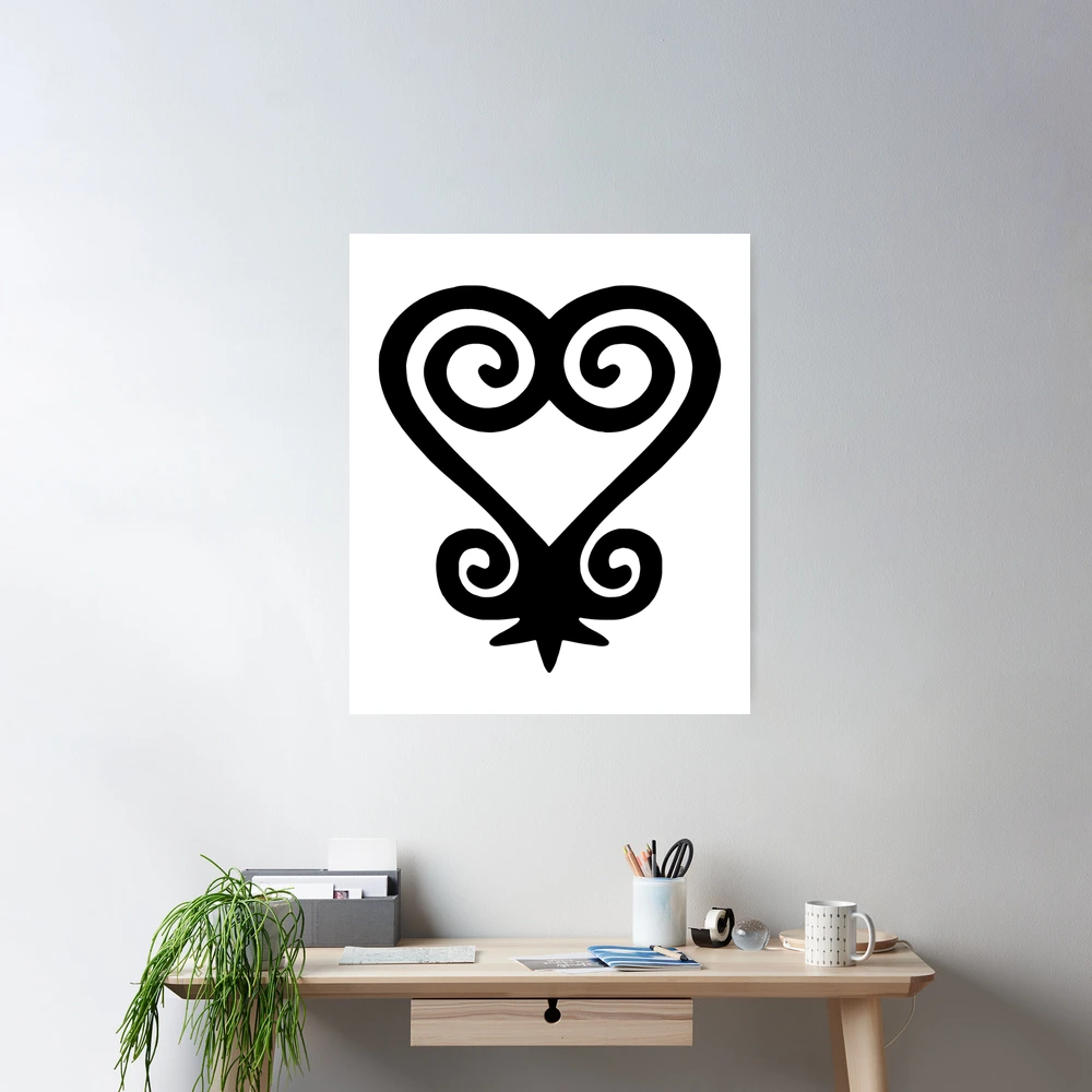 3d Printed Sankofa Charm West African Art Adinkra Symbol
