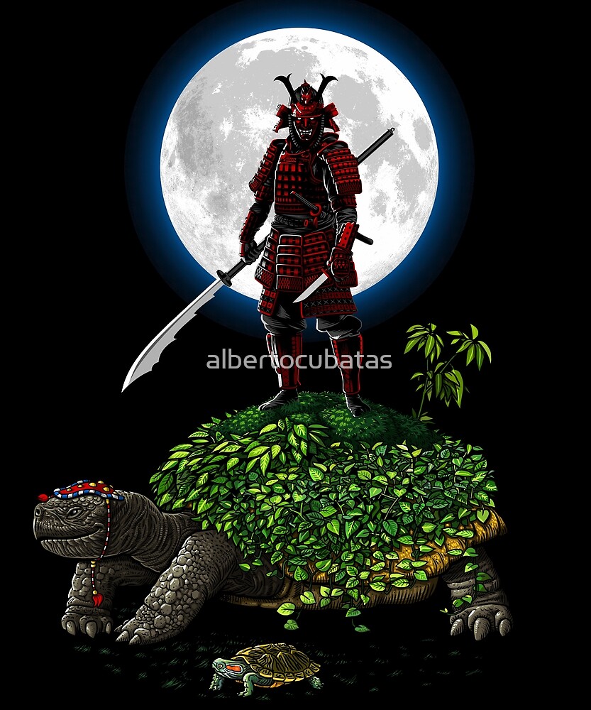 "Samurai Turtle" by albertocubatas | Redbubble