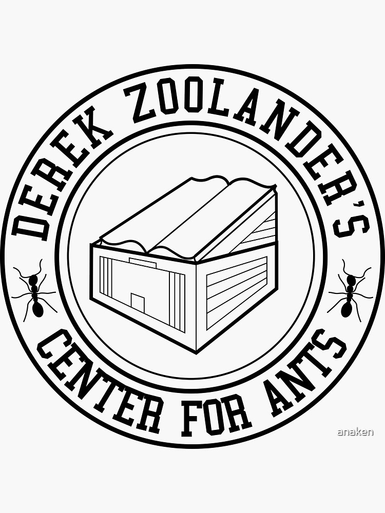 "Derek Zoolander's Center for Ants" Sticker for Sale by anaken | Redbubble