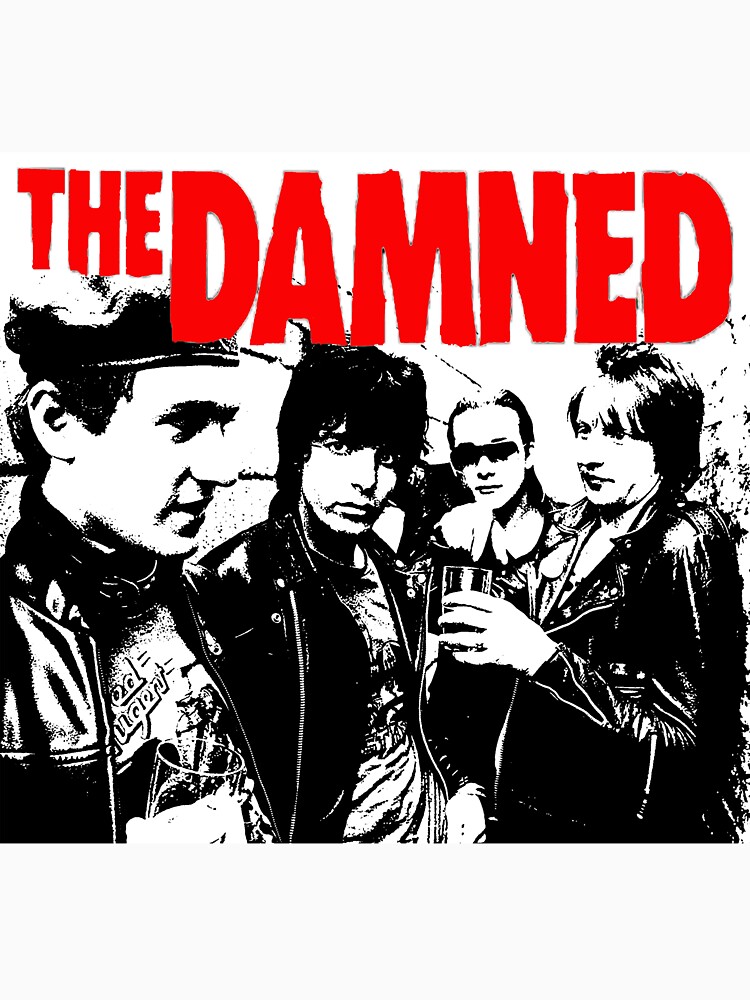 "THE DAMNED 1977" T-shirt for Sale by SPAZZERZ | Redbubble | damned t ...