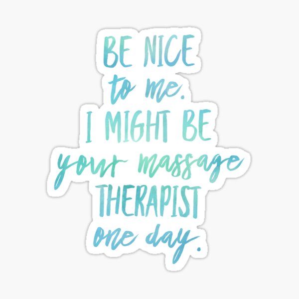 Massage Therapist Stickers | Redbubble