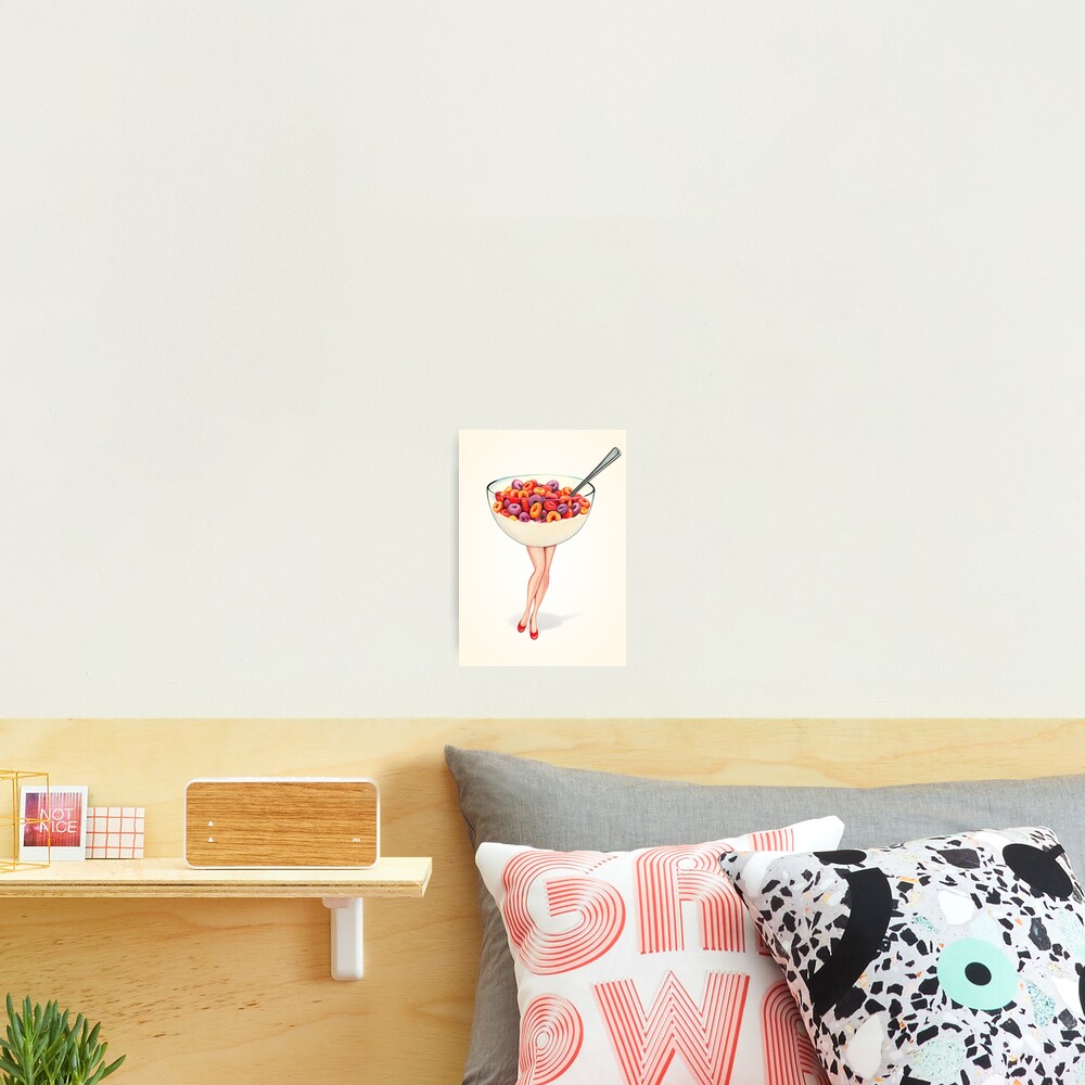 "Cereal Pin-Up: Fruit Loops" Sticker for Sale by Kelly Gilleran | Redbubble