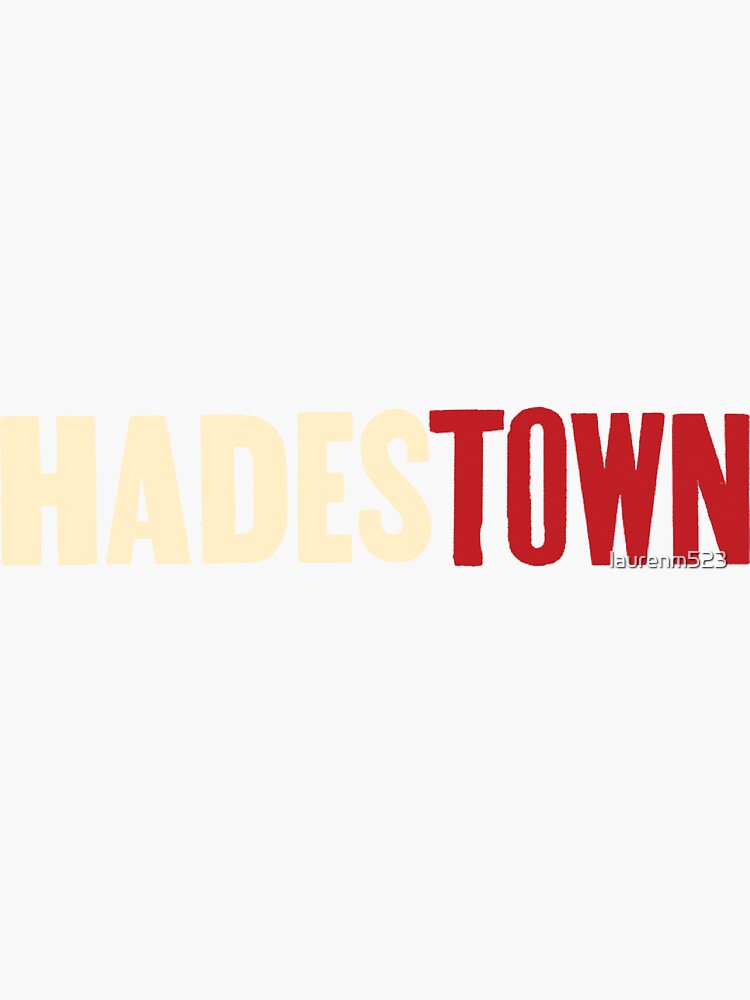 Hadestown” Musical Logo" Sticker for Sale by laurenm523 | Redbubble