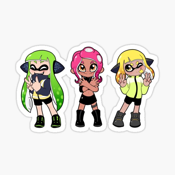 Splatoon Stickers | Redbubble
