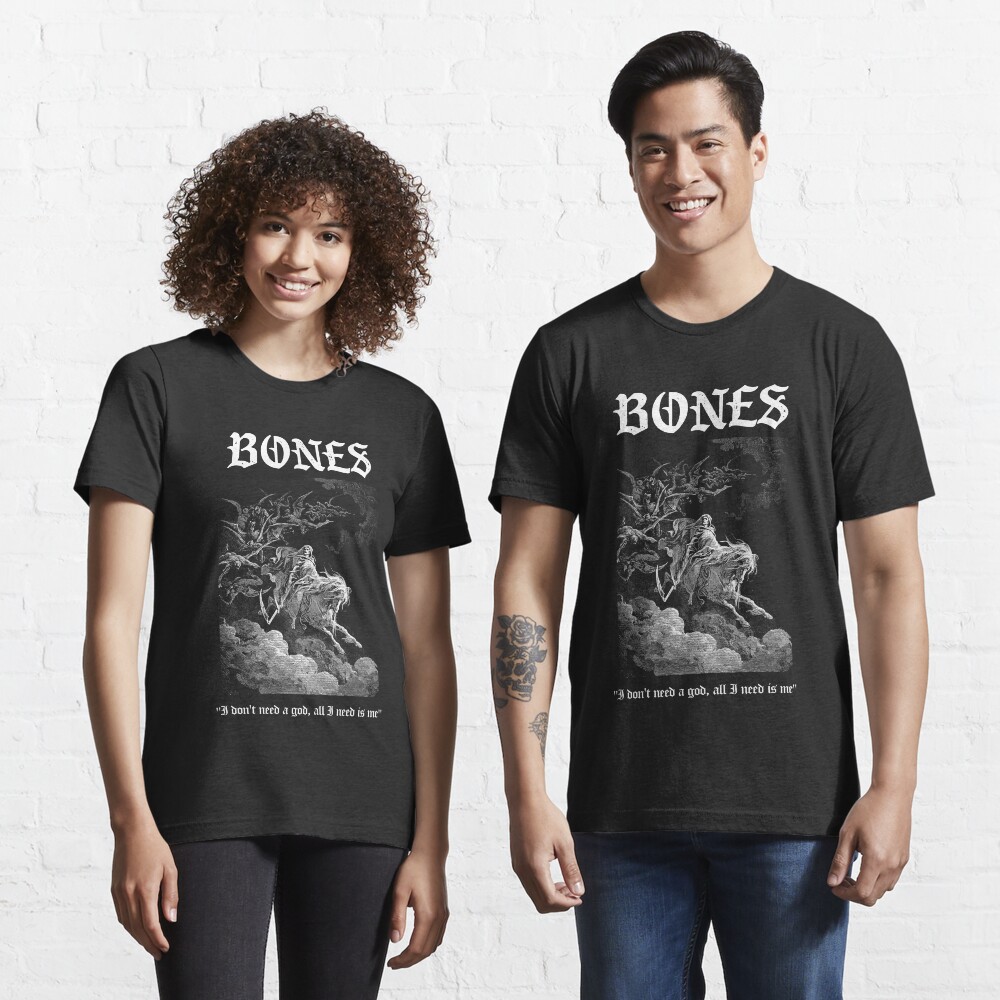 "BONES" T-shirt for Sale by hvrvmi | Redbubble | bones t-shirts - rap t ...