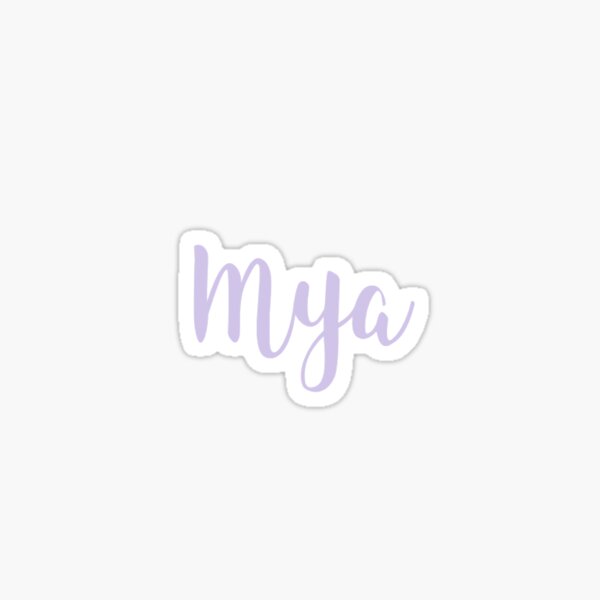 Mya Stickers | Redbubble