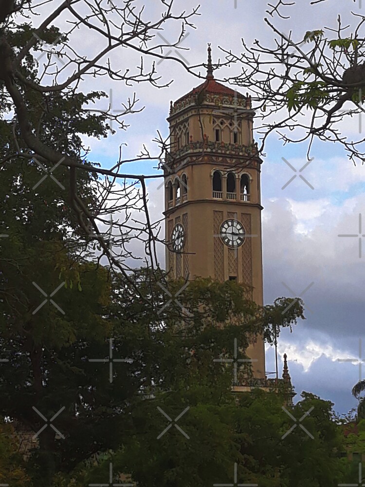 Pegatina «La torre principal de la Universidad de Puerto Rico - campus ...