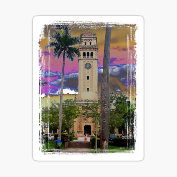 "The main tower of the University of Puerto Rico - Rio Piedras campus ...