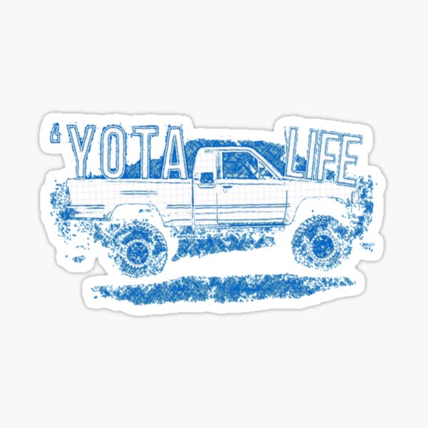 "Yota life blue" Sticker by grmcclure | Redbubble
