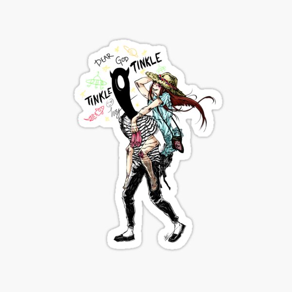 "PunPun and Aiko - Colored" Sticker for Sale by Its-Me-Its-Bri | Redbubble
