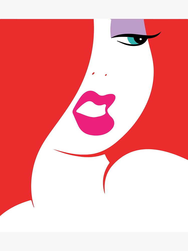 "Jessica Rabbit" Sticker by MACK20 | Redbubble