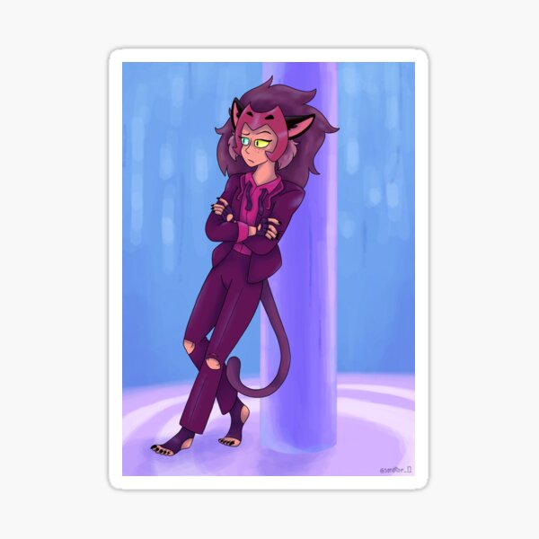 "Princess Prom Catra" Sticker for Sale by Sandfire12 | Redbubble