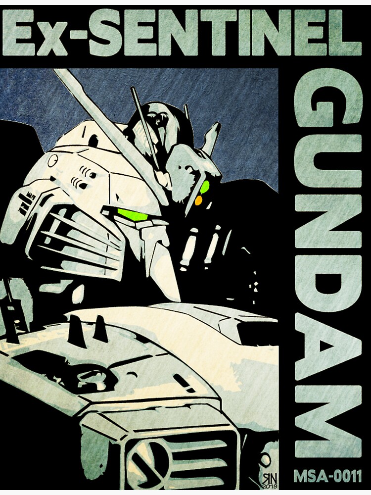"Sentinel Gundam" Sticker by Rodimus76 | Redbubble