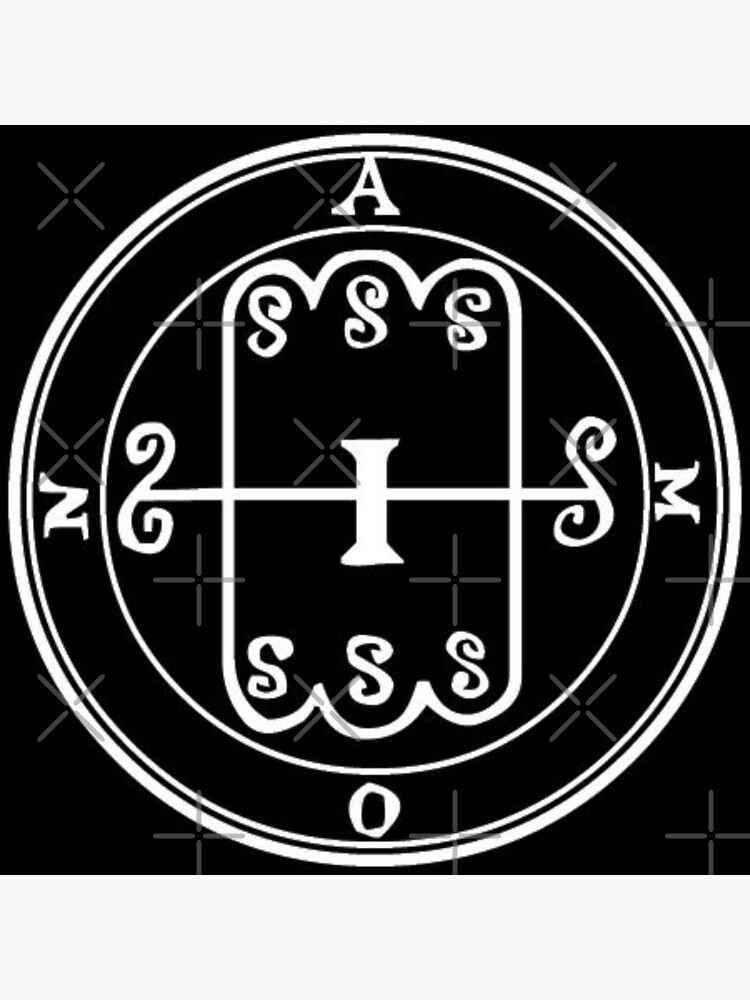 Impression sur toile « Sceau Demon Amon », par Talismania | Redbubble