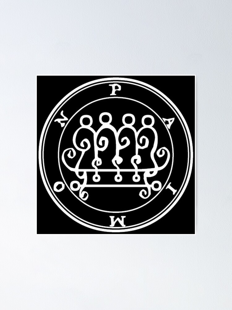 "Demon Paimon seal" Poster by Talismania | Redbubble