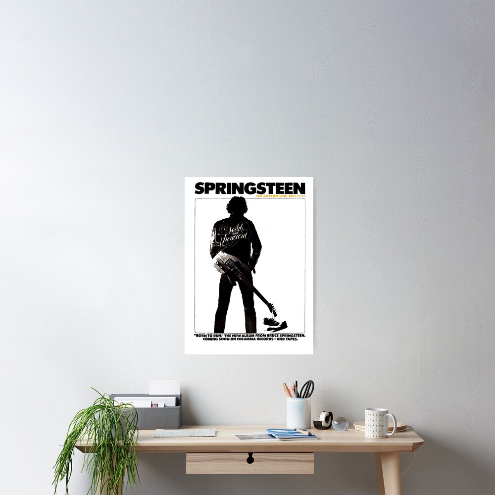 "1975 Springsteen Concert Poster Painting." Poster for Sale by ...