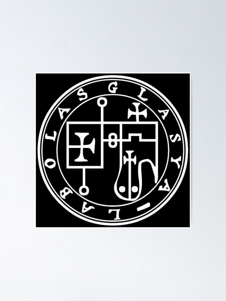 "Glasya-Labolas Demon Seal" Poster for Sale by Talismania | Redbubble