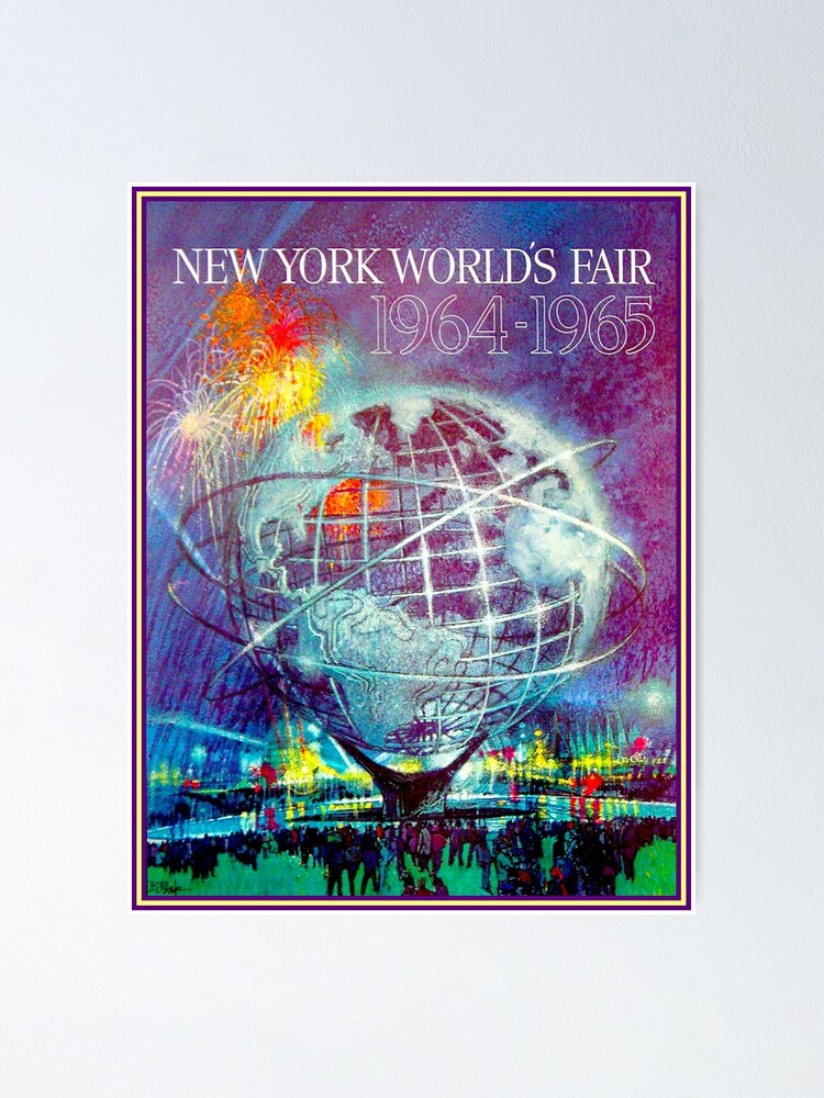 "NEW YORKS WORLD FAIR : Vintage 1964 Print" Poster for Sale by ...