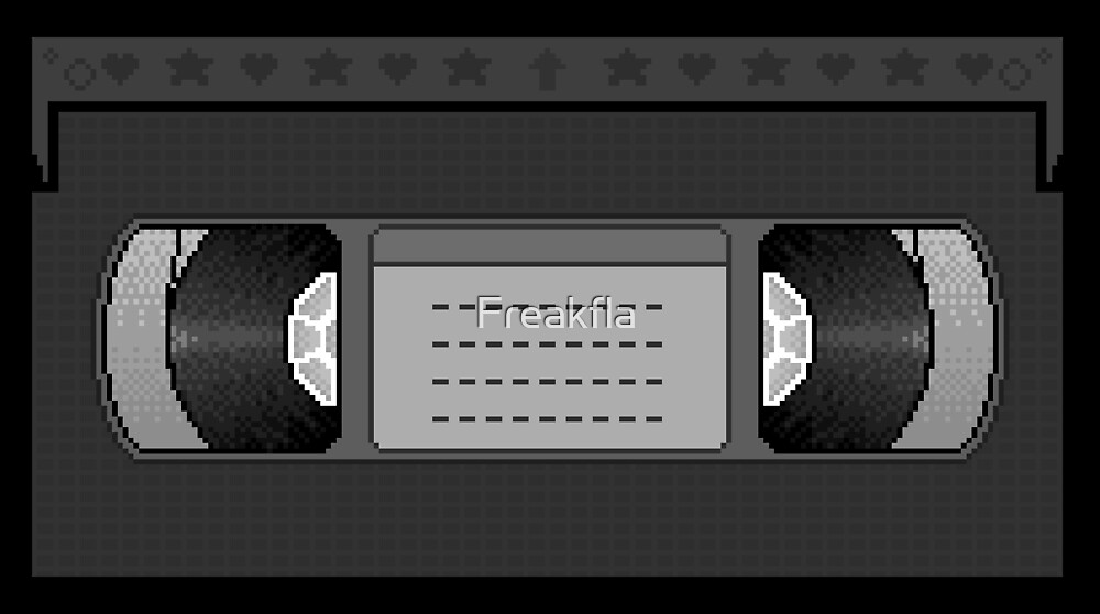 "Kawaii VHS pixel art" by Freakfla | Redbubble