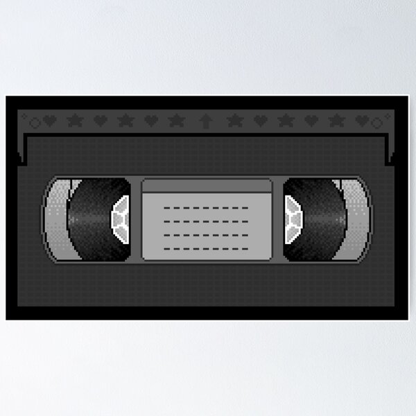 "Kawaii VHS pixel art" Poster for Sale by Freakfla | Redbubble