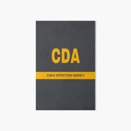 "Monsters Inc. CDA (Child Detection Agency)" Art Board Print for Sale ...