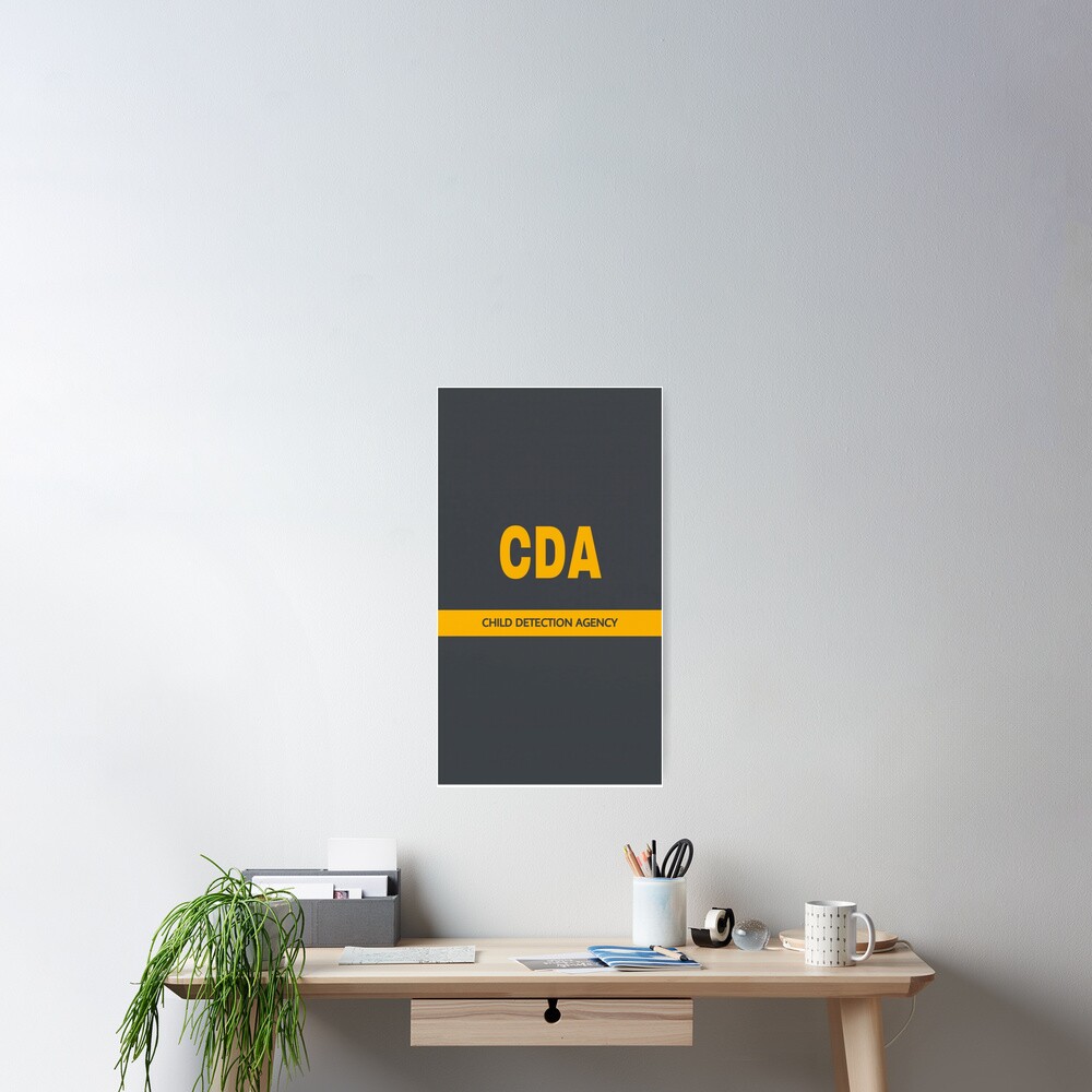 "Monsters Inc. CDA (Child Detection Agency)" Poster by Srtogarcia ...
