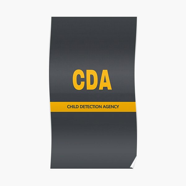 "Monsters Inc. CDA (Child Detection Agency)" Poster by Srtogarcia ...