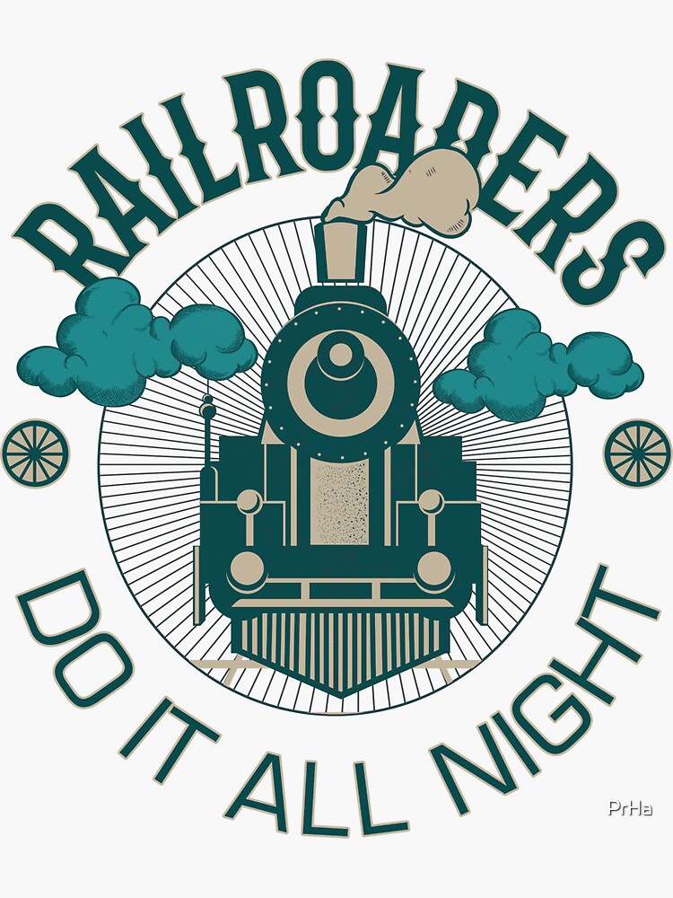"Train steam locomotive" Sticker by PrHa | Redbubble