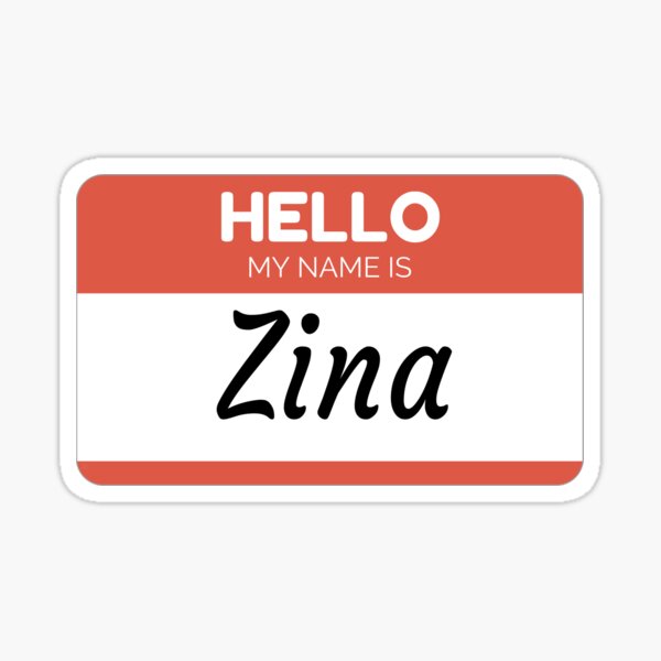 Zina Gifts & Merchandise | Redbubble