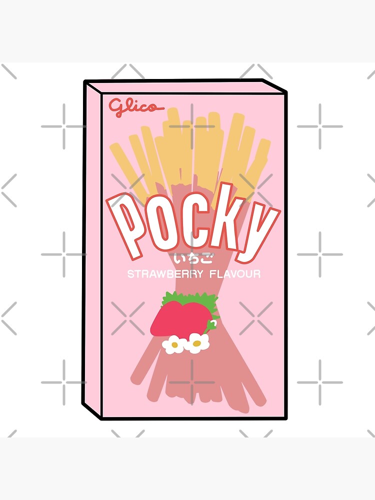 "strawberry pocky" Poster for Sale by daisy-sock | Redbubble
