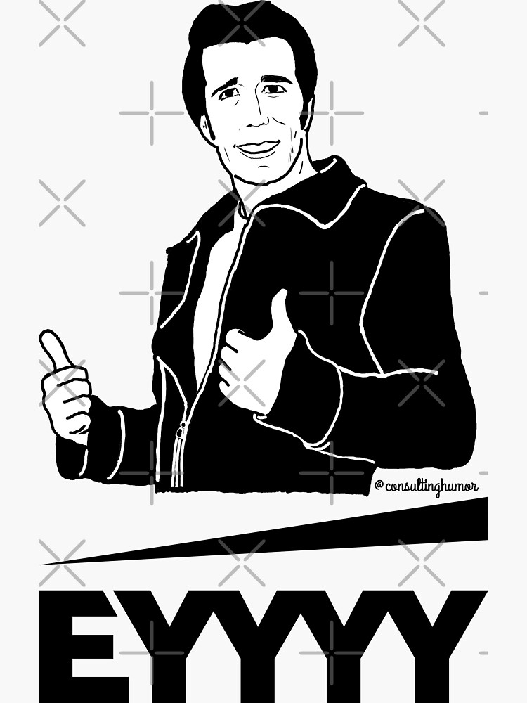 "EYYYY Nice! (for print on lighter backgrounds)" Sticker for Sale by ...