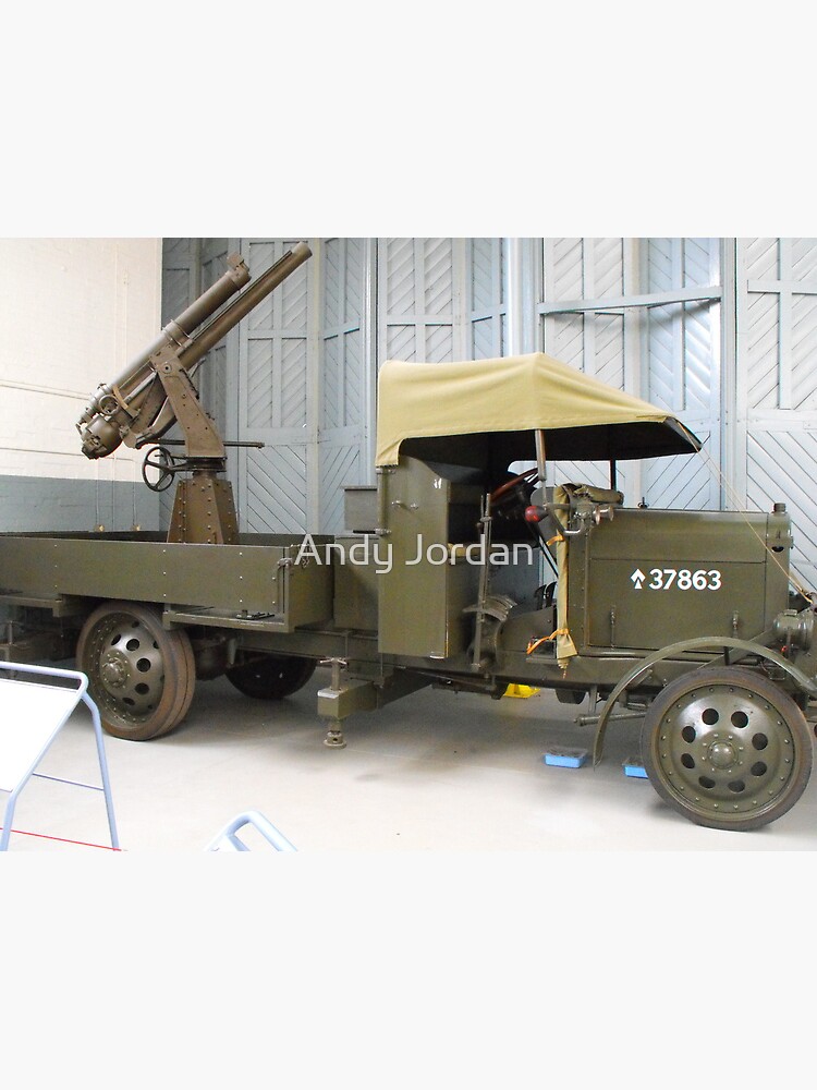 "Thornycroft 'J' Type Lorry with Anti-Aircraft Gun" Poster for Sale by ...