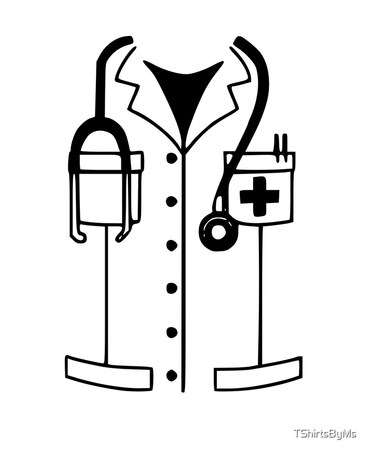 Funda y vinilo para iPad con la obra «Bata del doctor - doctor - doctor ...