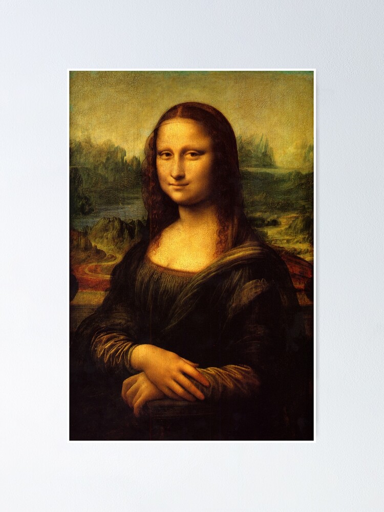 "Mona Lisa Original" Poster for Sale by DorysShirts | Redbubble