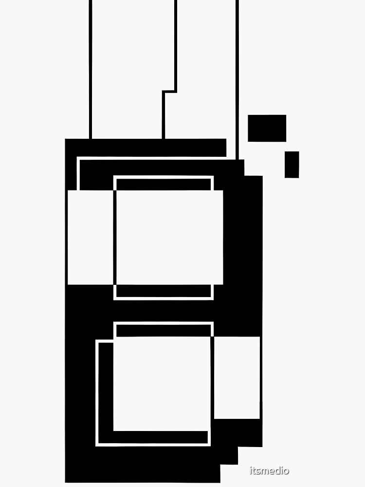 "Nier Automata - 2B Symbol (Black)" Sticker for Sale by itsmedio ...