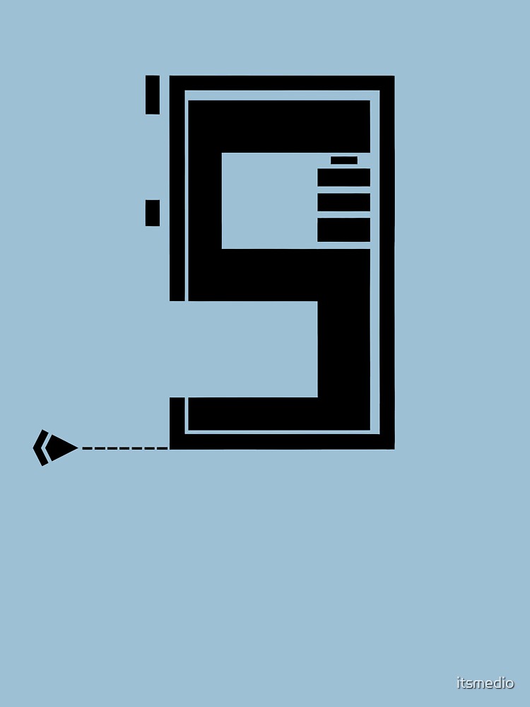 "Nier Automata - 9S Symbol (Black)" T-shirt for Sale by itsmedio ...