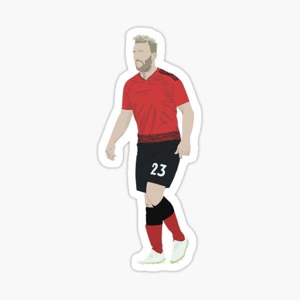 "Luke Shaw" Sticker for Sale by Hevding | Redbubble