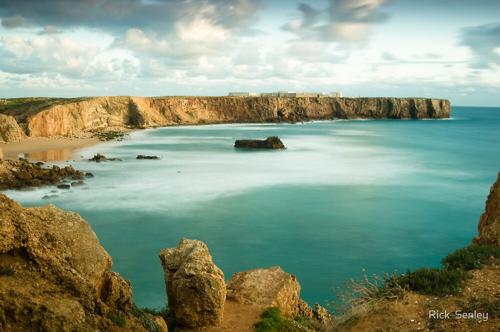"Waves and cliffs, Sagres, Portugal" by Rick Senley | Redbubble
