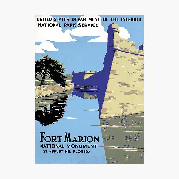 Lámina fotográfica «Monumento nacional de Fort Marion, St. Augustine ...